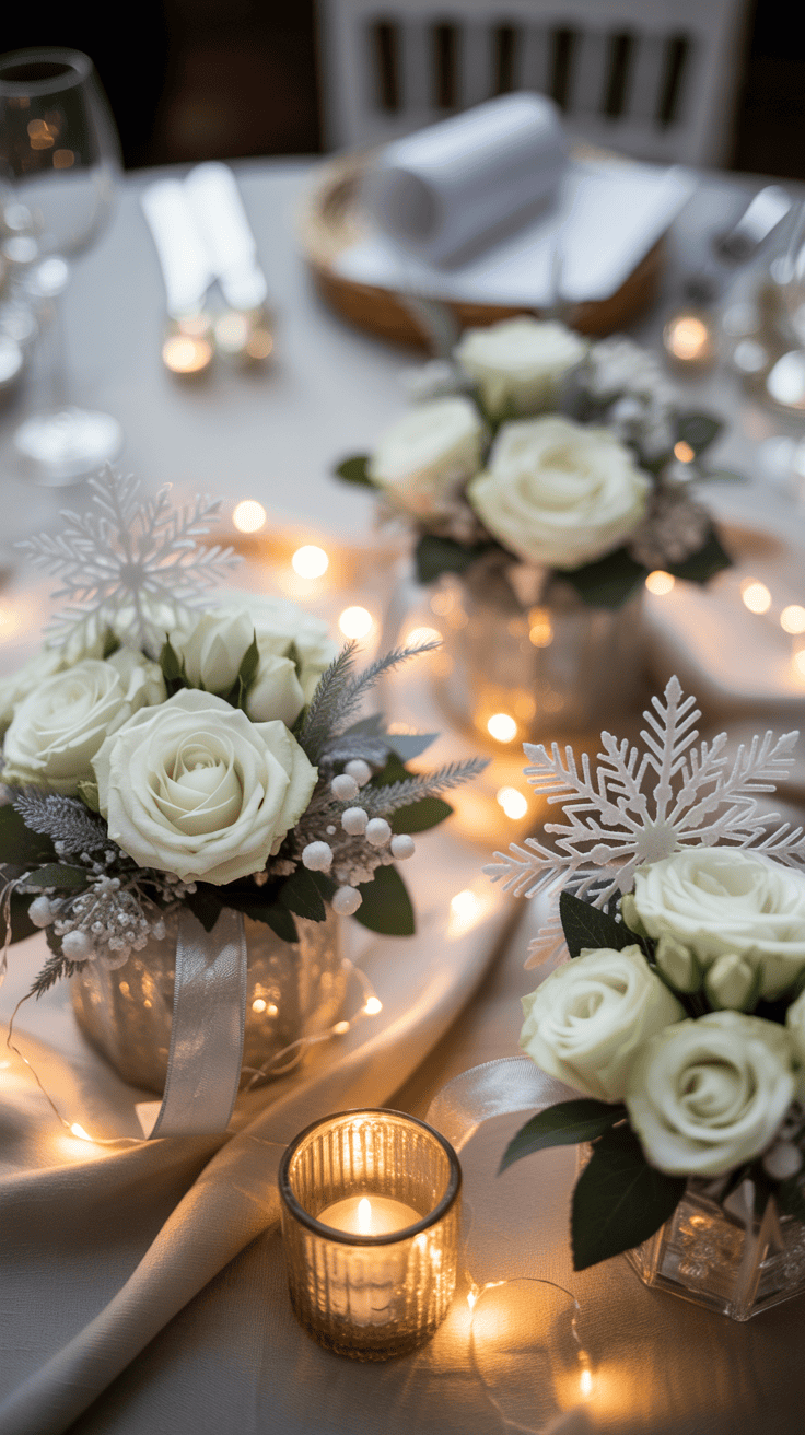 DIY Snowflake Centerpieces to Make Your Table Sparkle - Good Mom Living