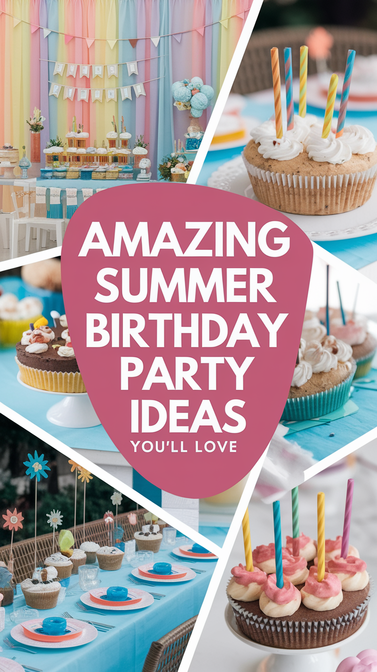 How to Throw Fun Summer Birthday Party Ideas for Adults - Good Mom Living