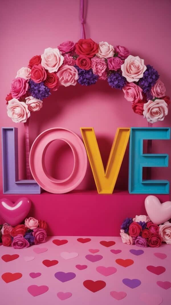 Valentine's Day Backdrop for Photos That Pops on Camera - Good Mom Living